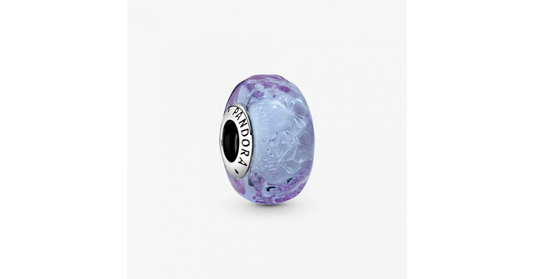 Pandora - Hullámos színjátszó lila muránói üveg charm - 798875C00, 14. ...