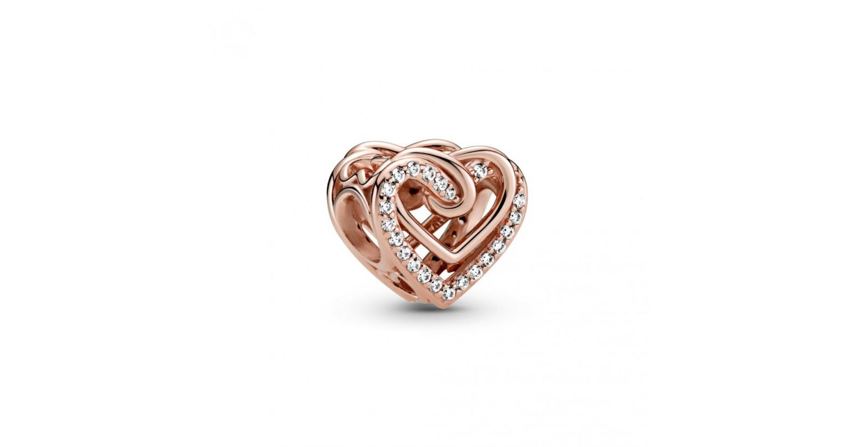 Pandora - Szikrázó összefonódó szívek charm - 789270C01, 24.500 Ft ...