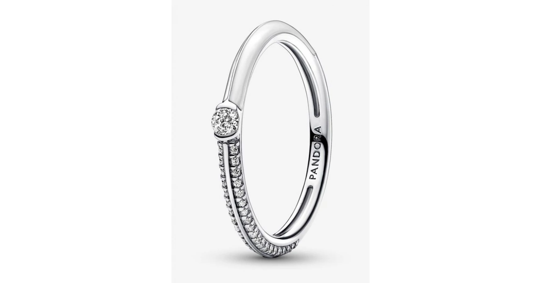 Pandora - ME PAVÉ ÉS FEHÉR DUPLA GYÛRÛ - 192528C02-48, 13.800 Ft ...