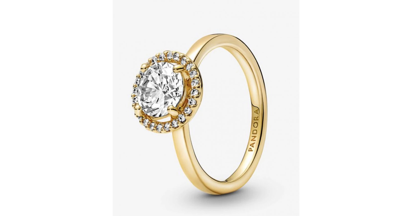 Pandora - Szikrázó kerek glória gyűrű - 161234C01-52, 34.800 Ft ...