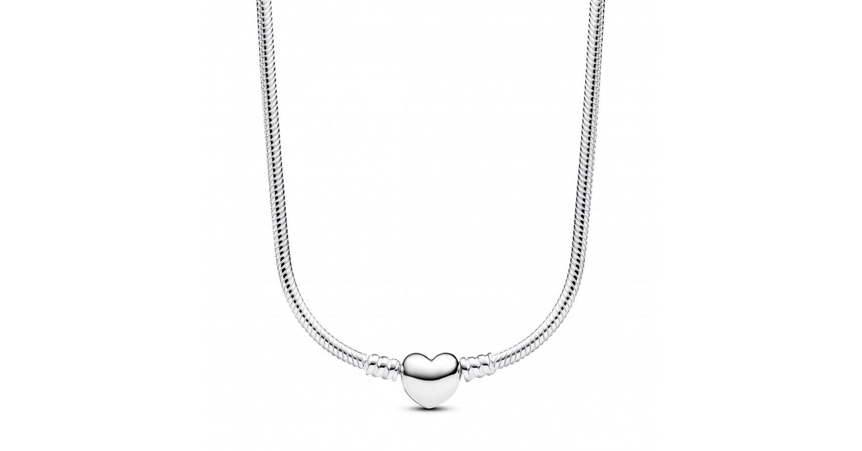 Pandora - Moments szívkapcsos kígyólánc nyaklánc - 393091C00-45, 46.200 ...