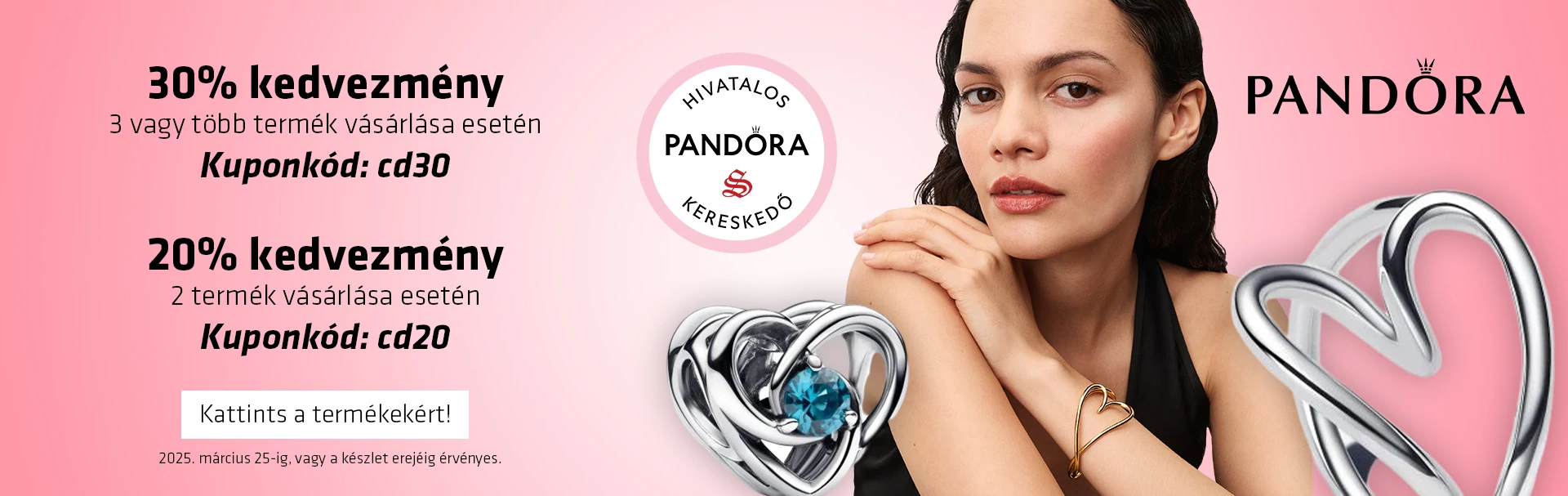 Pandora ékszer webáruház | Schneider Óra-Ékszer